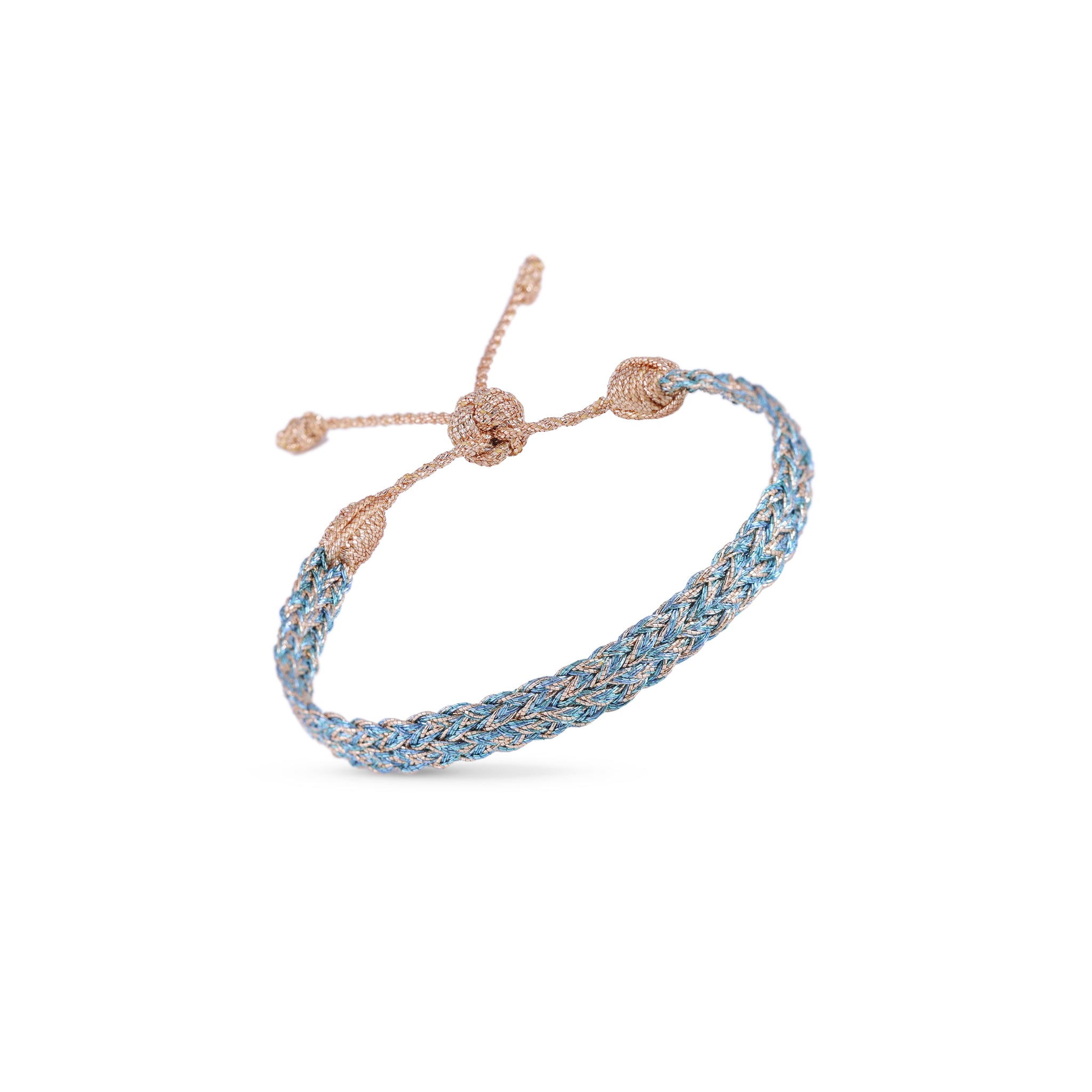 Zyn nº1 Bracelet in Peach Cyan Powder Blue